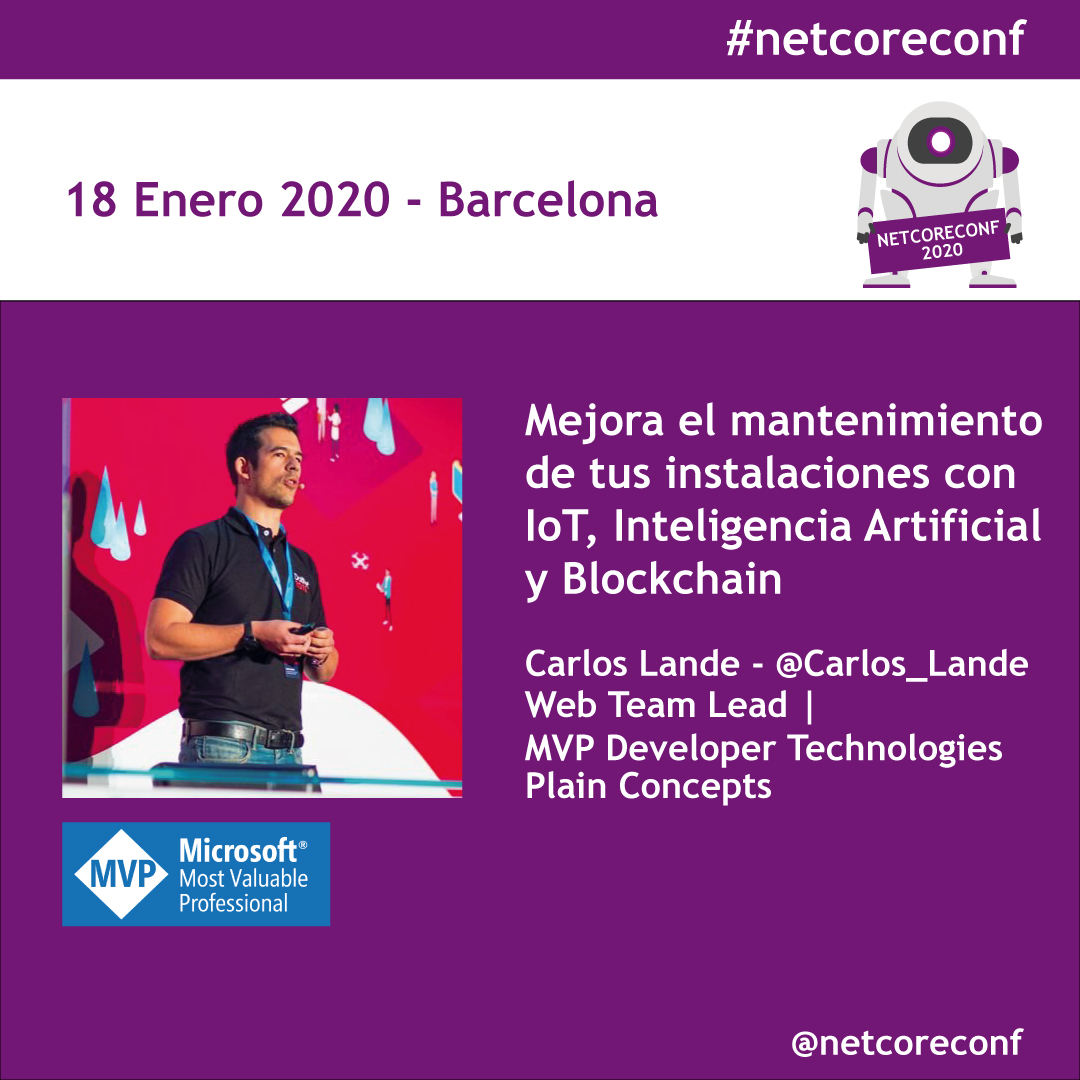 netcoreconf on Twitter: "📢AGENDA📢 Netcoreconf Barcelona 2020 "Mejora el mantenimiento de tus ...