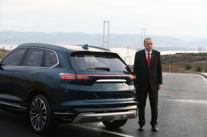 Turkey's TOGG electric car, suv unveiled