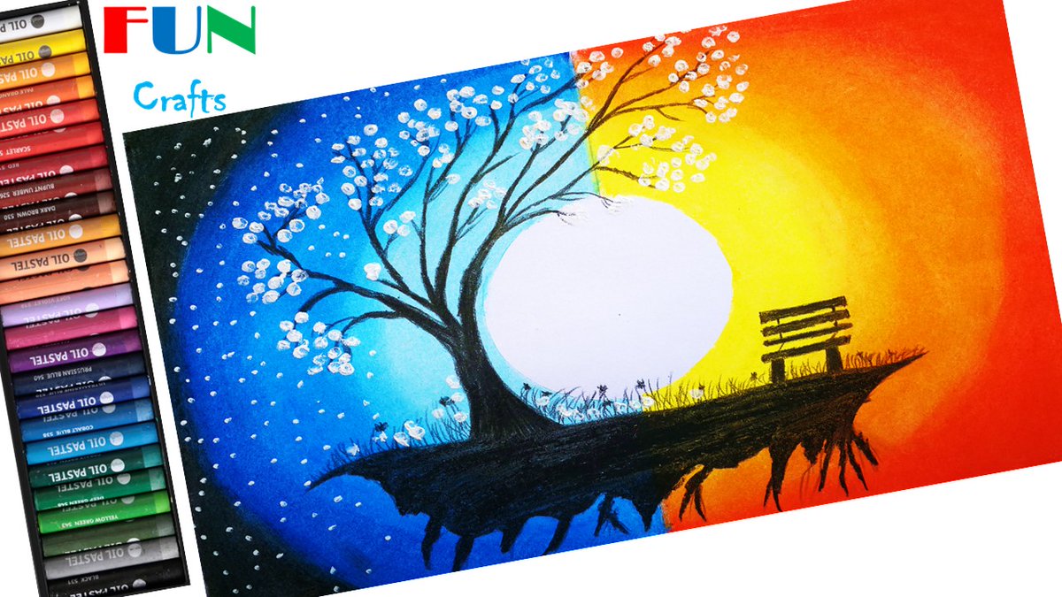 Waterfall Nature Easy Scenery Drawing