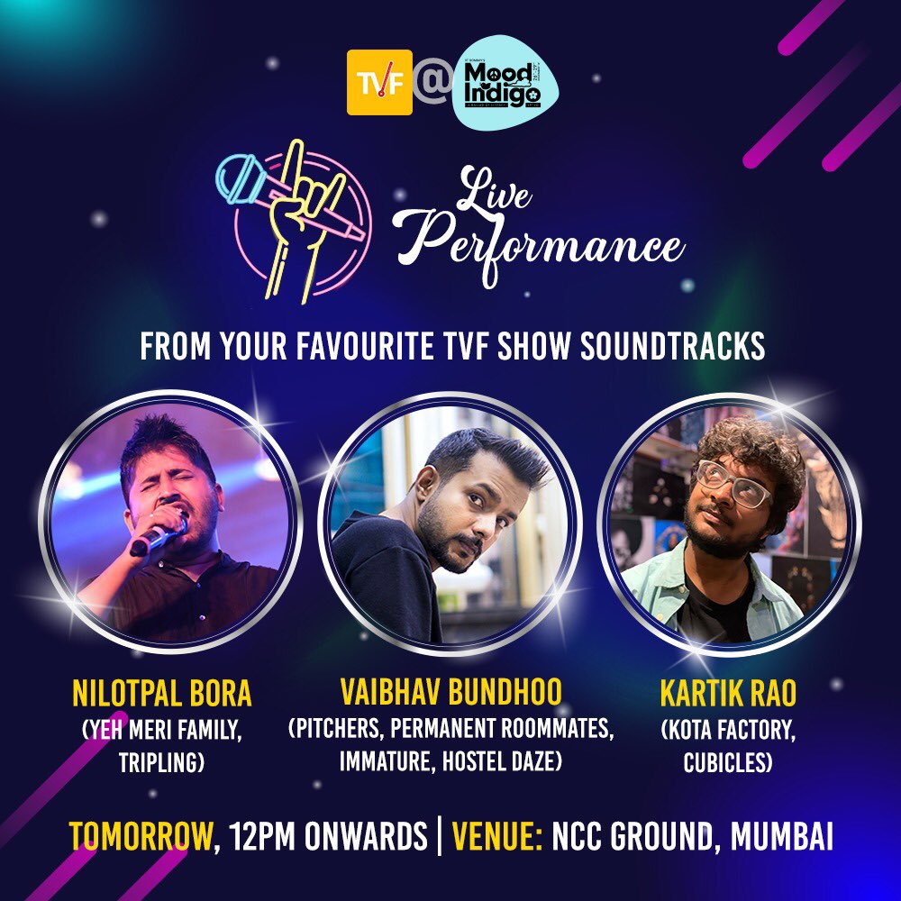 nilotpal bora on Twitter: "Performing tomorrow at MOOD INDIGO FESTIVAL,IIT MUMBAI.. See you all ...