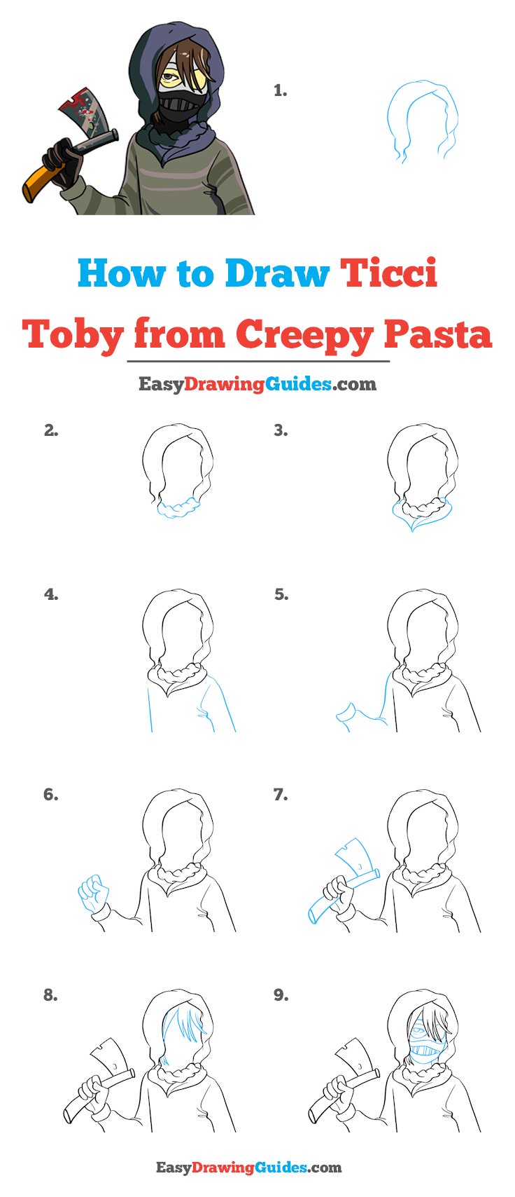 How To Draw Pasta Step By Step