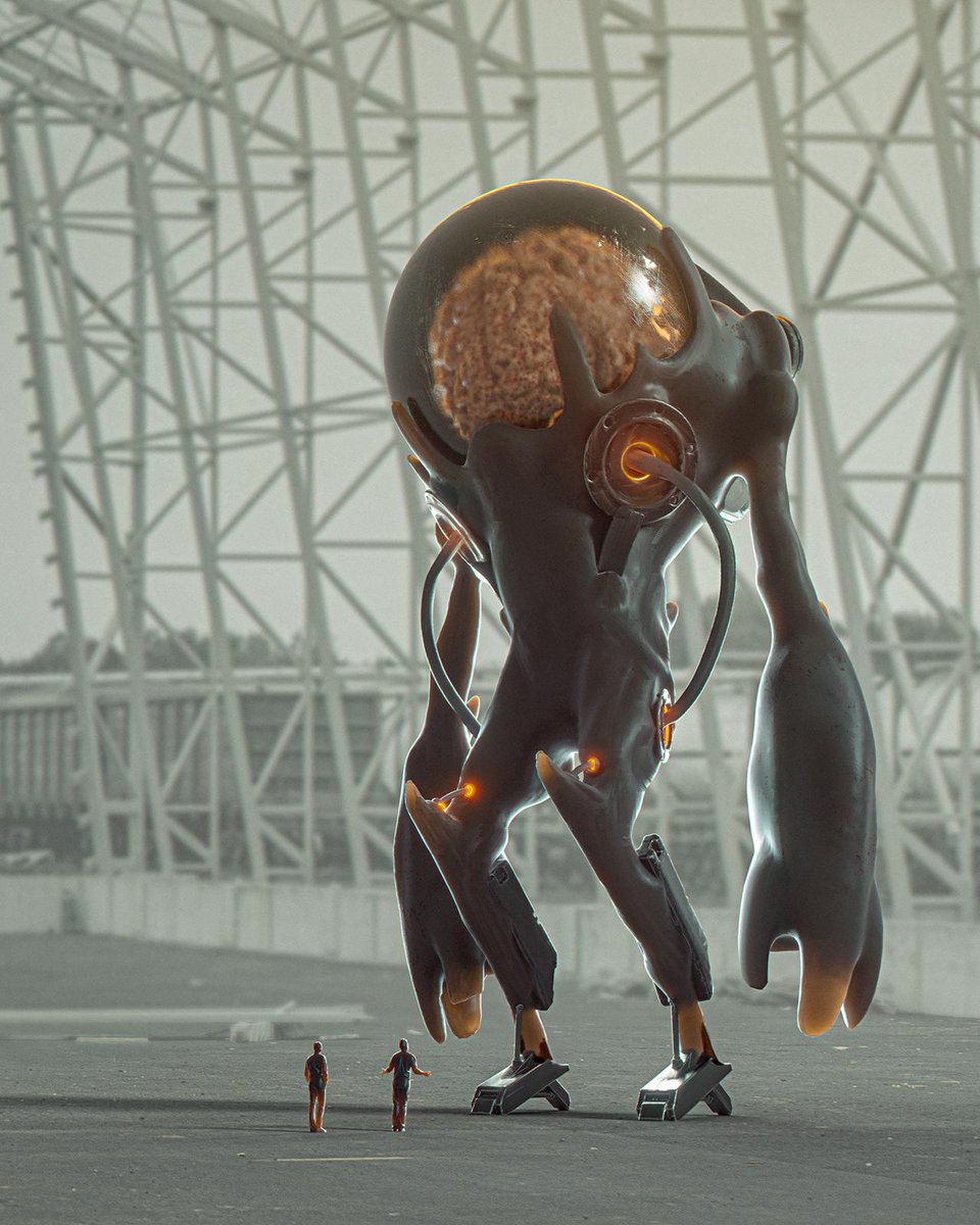 What would you call this creation? Mech-Mind? Brain-Bot? Something much ...