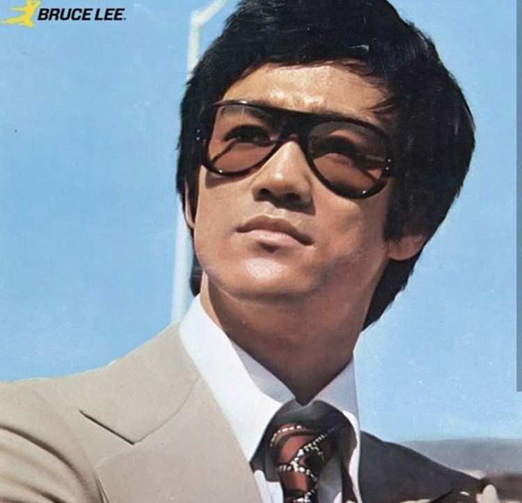 Bruce Lee Wearing Suit