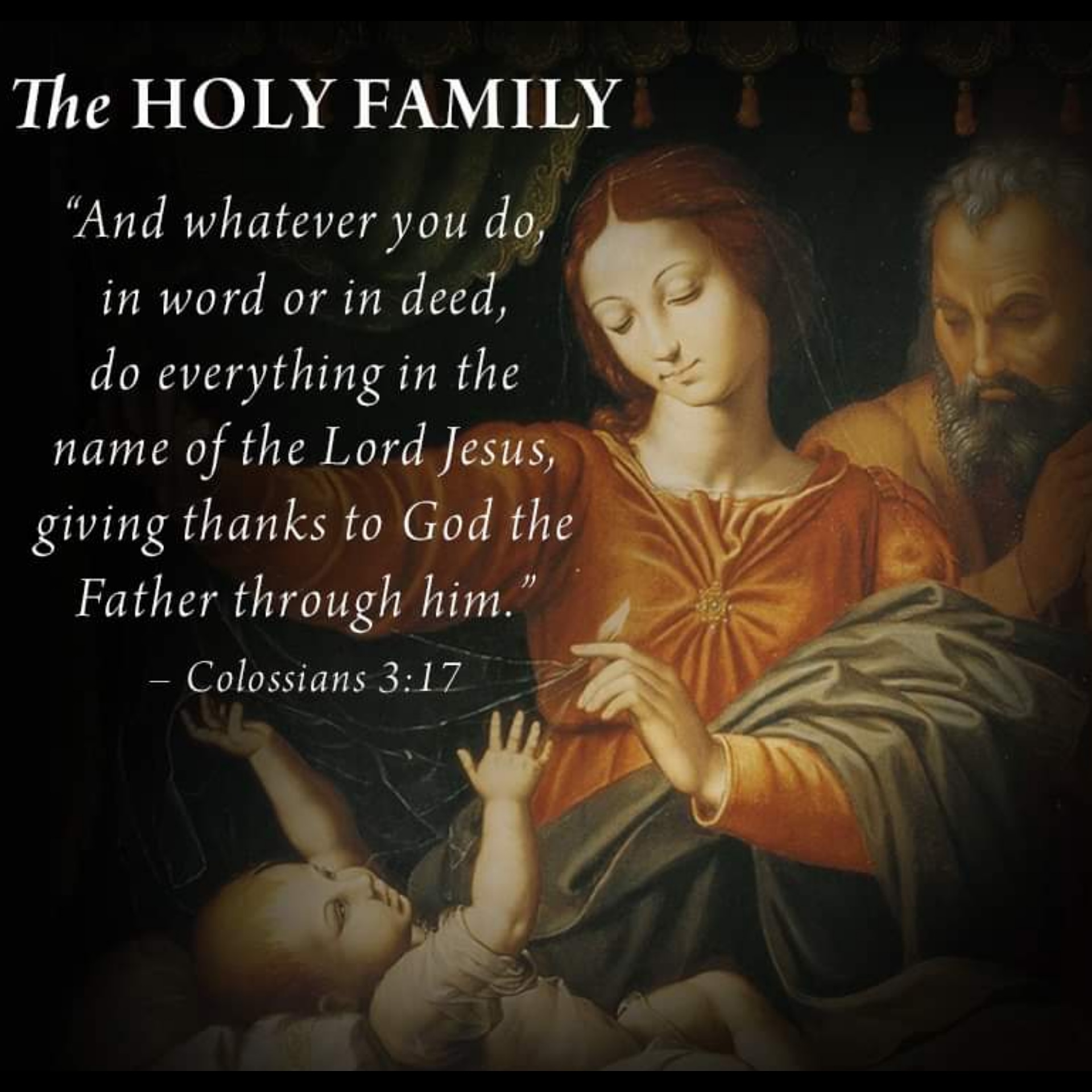 Feast Of The Holy Family 2014 Holy Family | EWTN