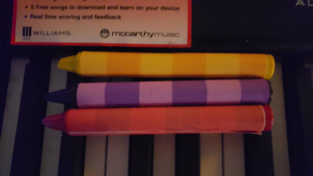 Blues Clues Striped Crayons