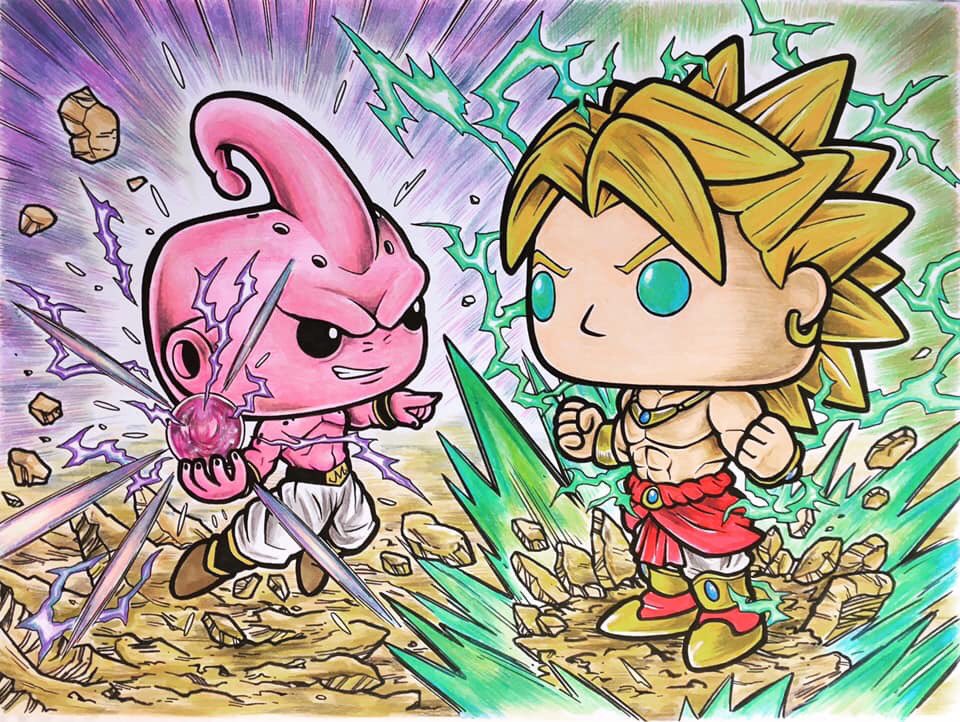Dragon ball z broly the legendary super saiyan vs super buu - kingforkids