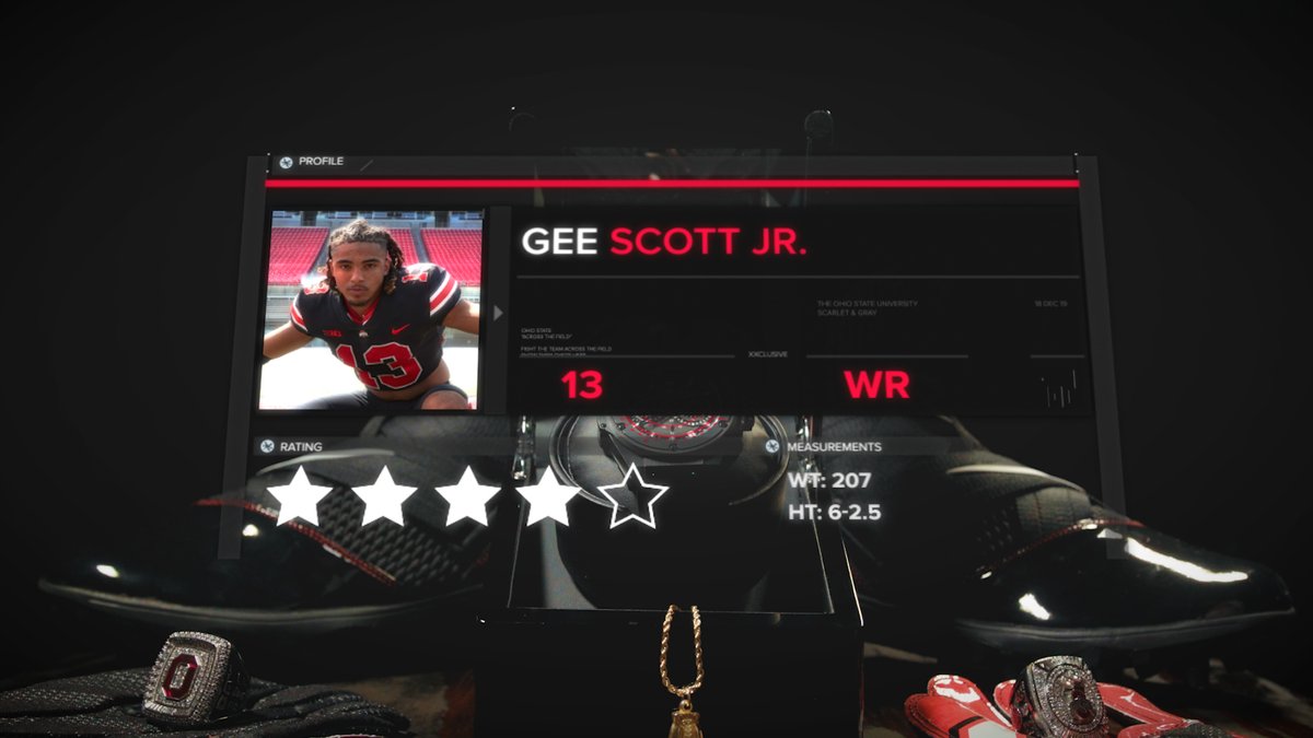 2020 4* WR Gee Scott signs with Ohio State : r/CFB