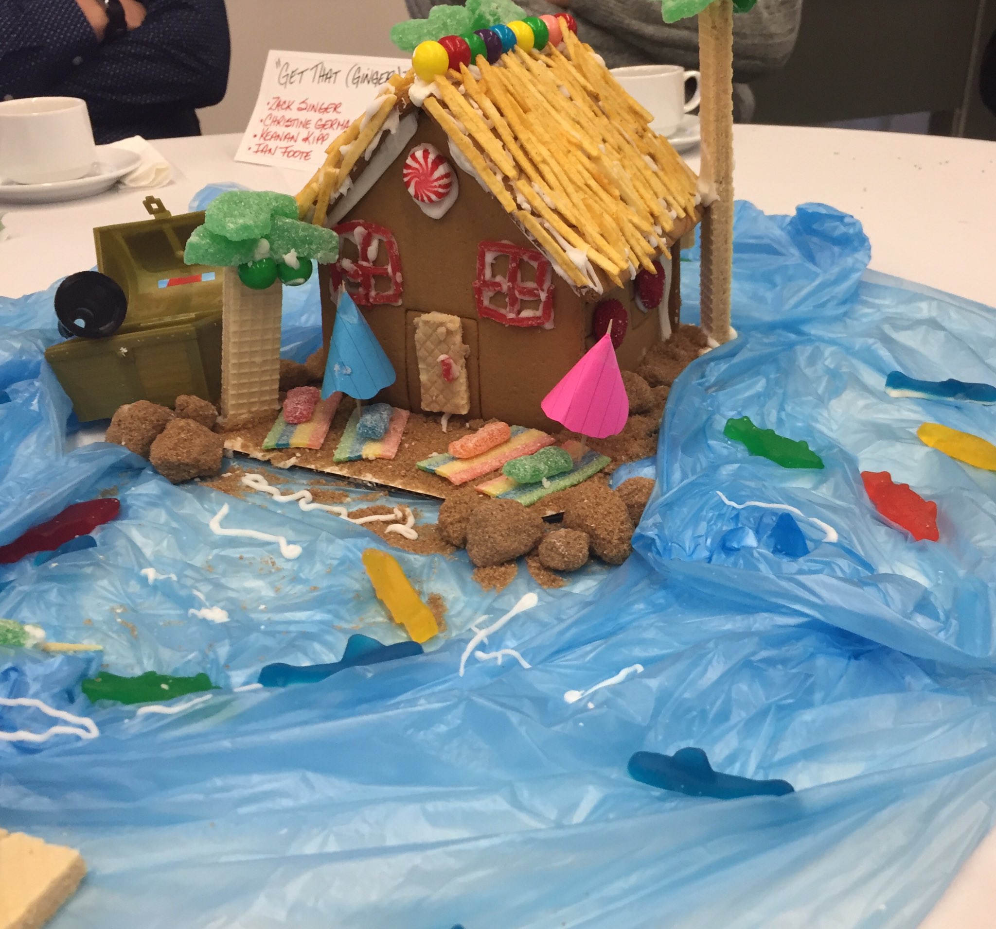 Beach Gingerbread House Ideas