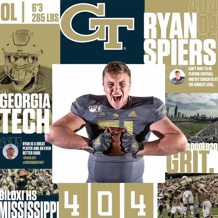 2020 3* G Ryan Spiers Signs with Georgia Tech : r/CFB