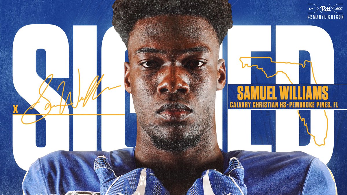 2020 3* WDE Samuel Williams signs with Pittsburgh : r/CFB