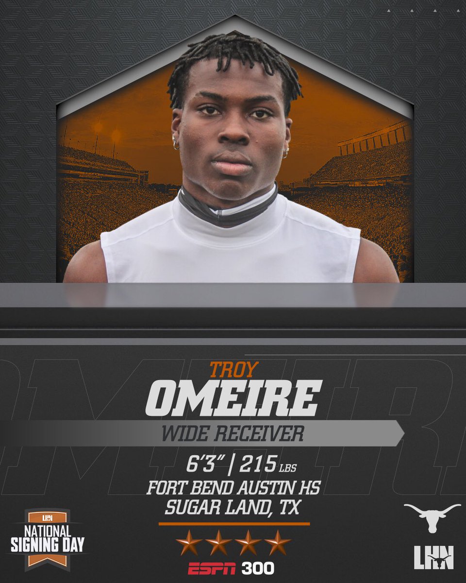 2020 4* WR Troy Omeire signs with Texas : r/CFB