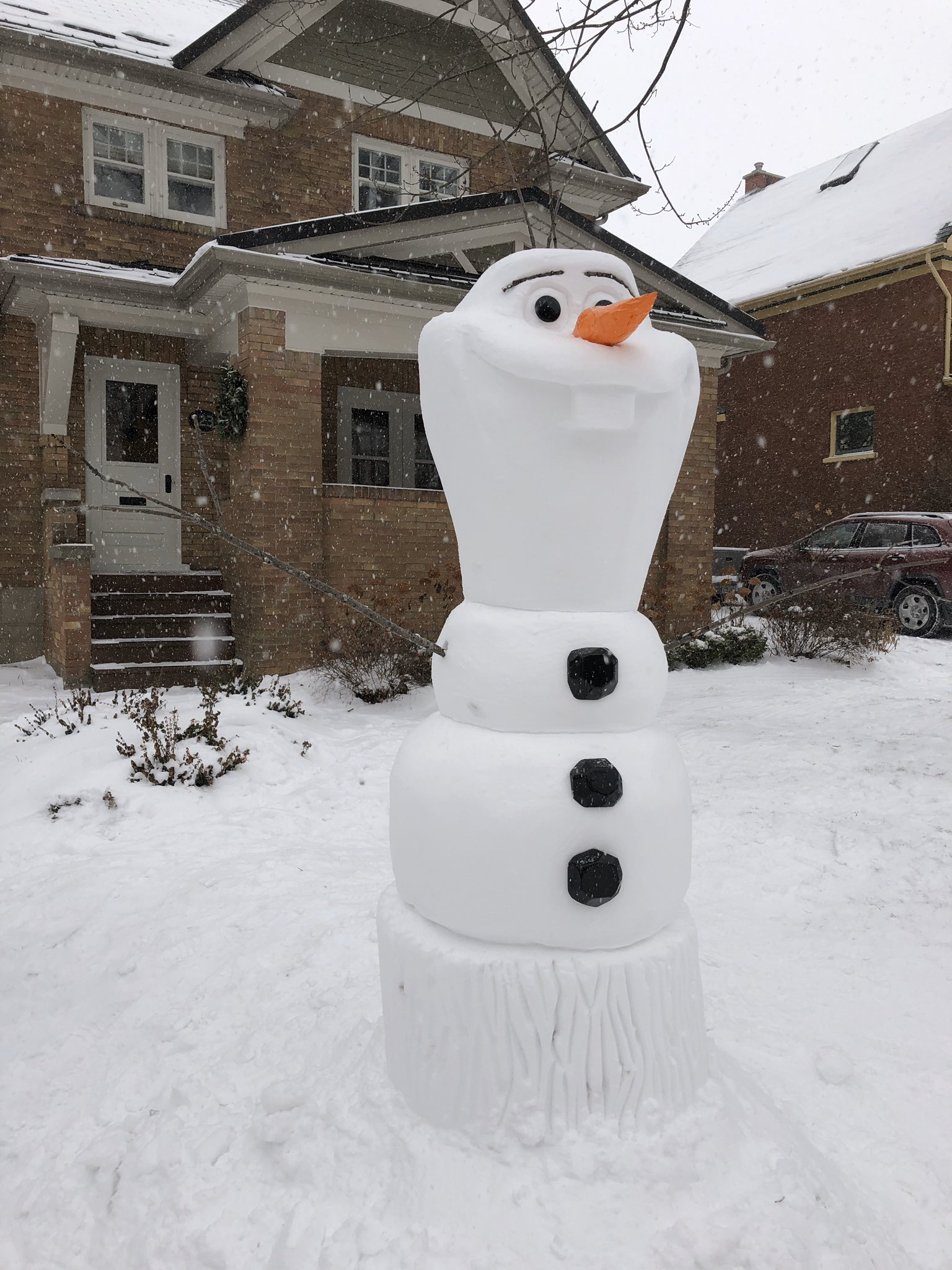Olaf Snowman Real Life