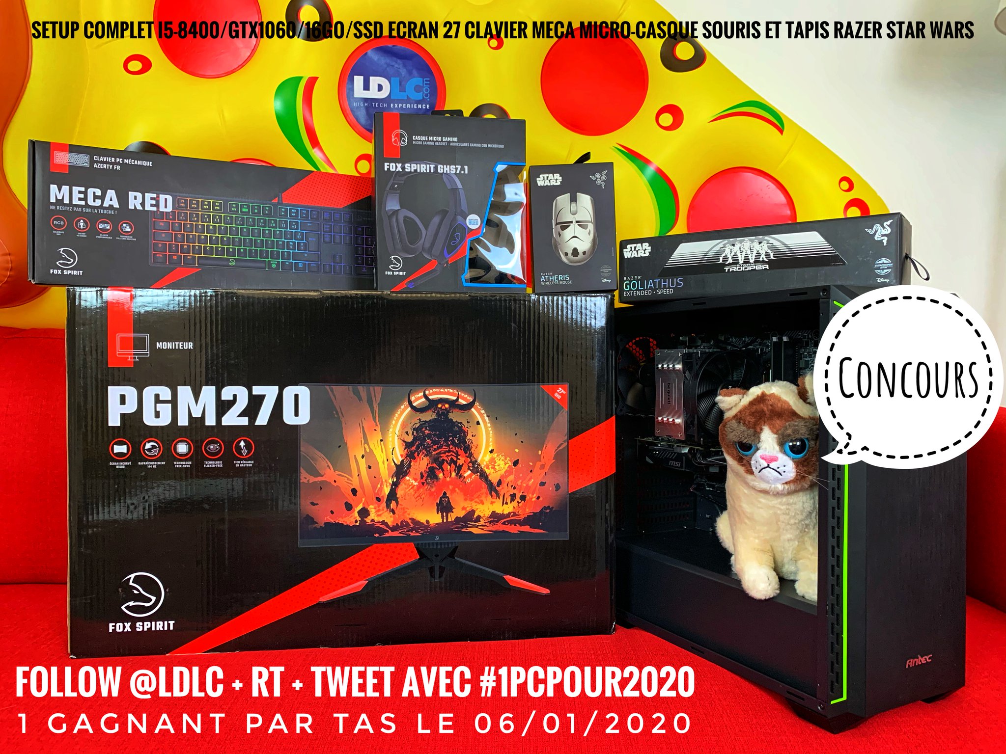 Concours Ldlc: gagner un PC Gamer complet avec des périphériques