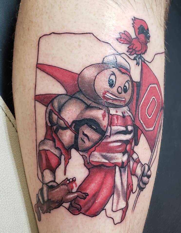 Brutus Buckeye Tattoo