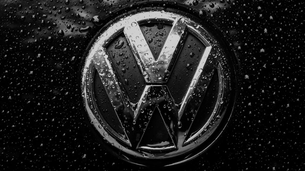 Volkswagen Logo Black Background