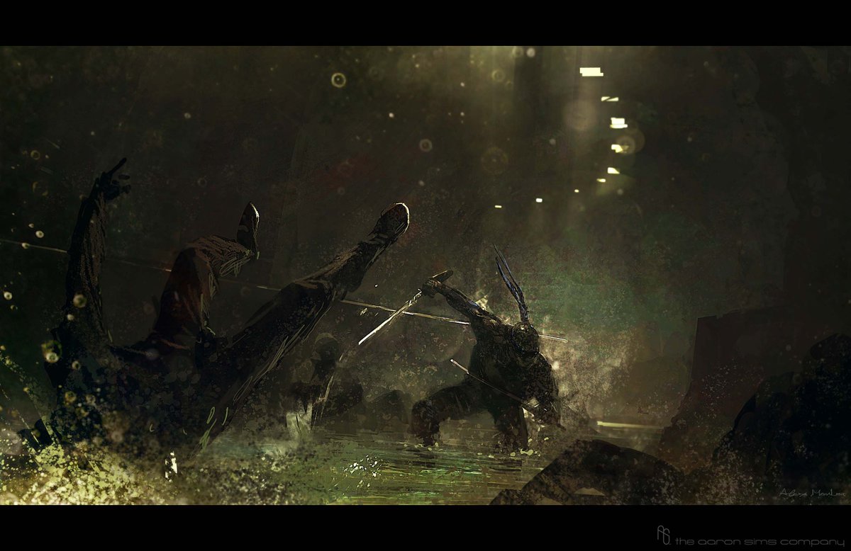 Key scene art from Teenage Mutant Ninja Turtles #asc #conceptdesign # ...