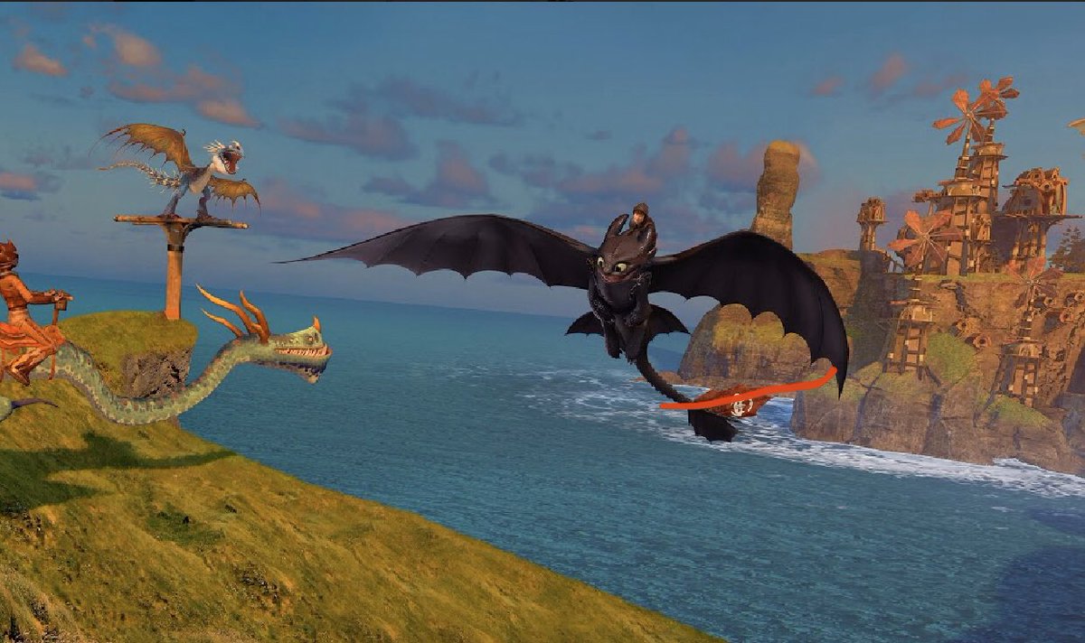 How To Train Your Dragon Toothless Flying