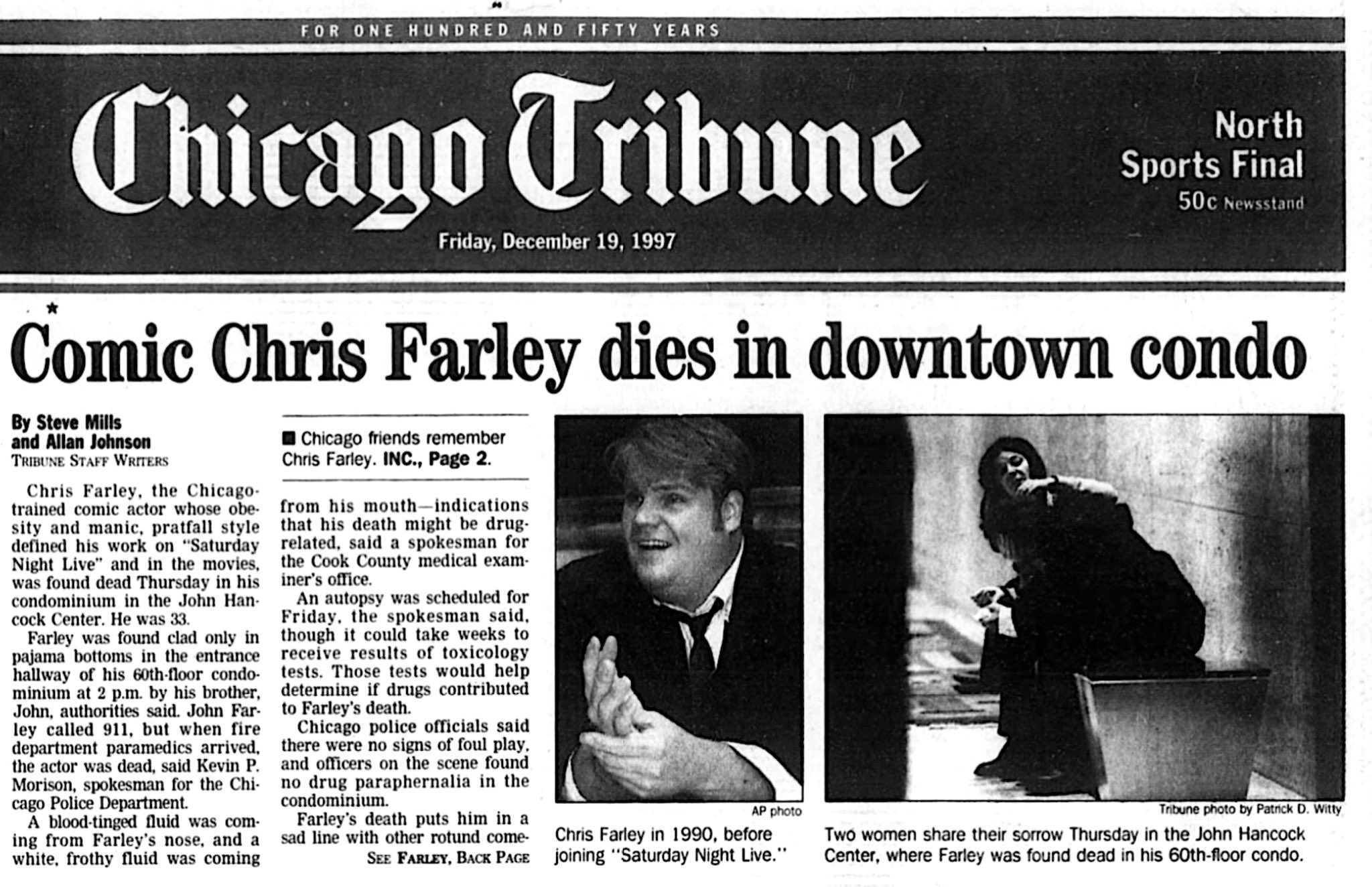 Autopsy Photos Of Chris Farley