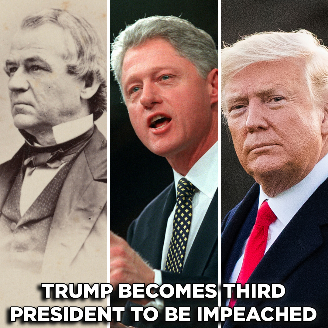 Donald Trump has become the third president in American history to be ...