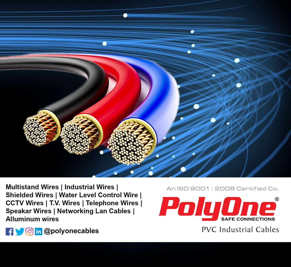 Polyone on Twitter: "PolyOne Cables manufacture & deals with all kinds of cables & wires. For ...