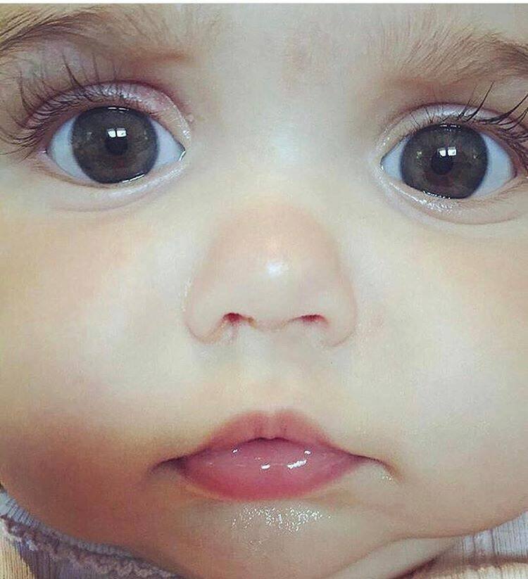 Cute Baby With Chubby Cheeks