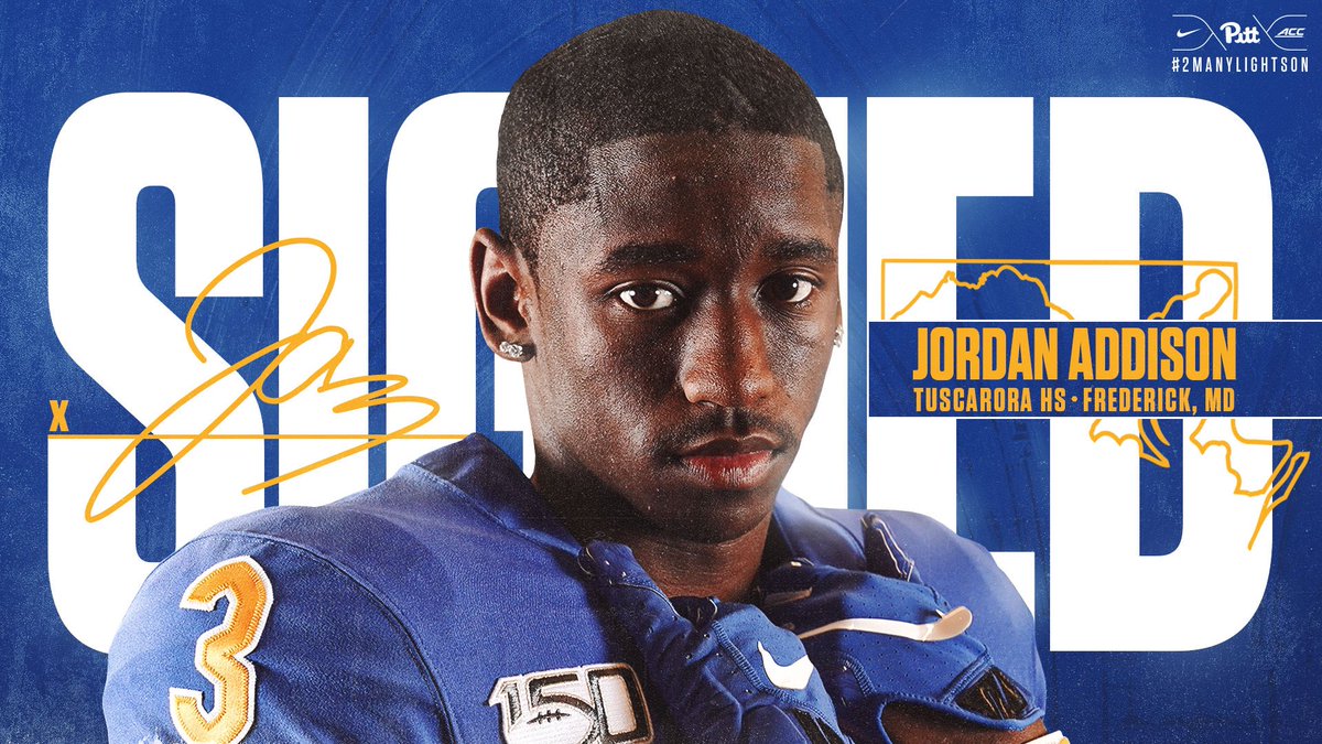 2020 4* WR Jordan Addison signs with Pitt : r/CFB