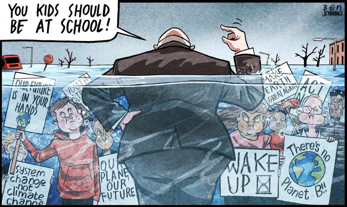 A year in cartoons (Thread) January 2019: - المسلسل من Ben Jennings ...