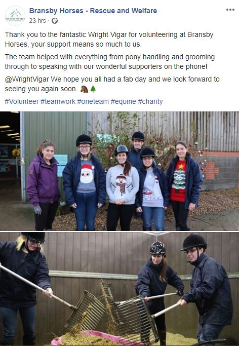 Wright Vigar on Twitter: "Wright Vigar were delighted that some of the team chose to spend one ...