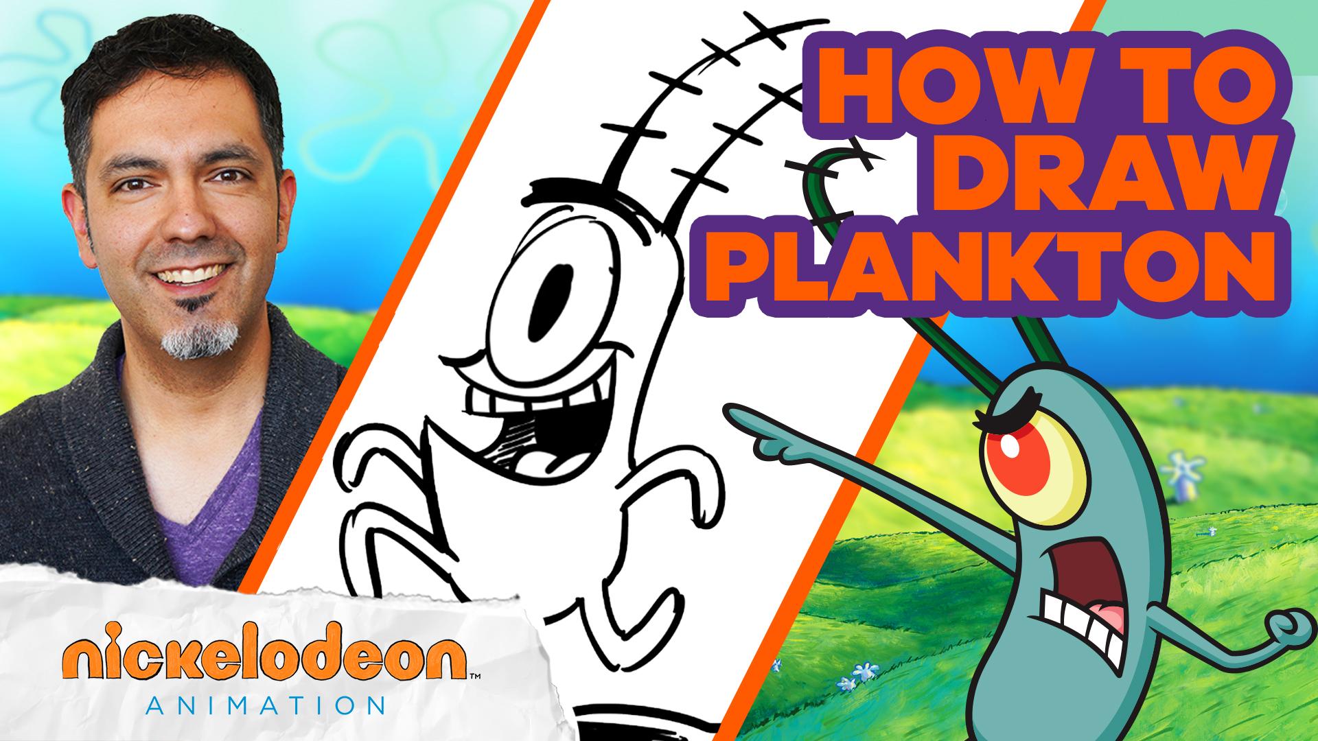 Plankton Spongebob Drawing
