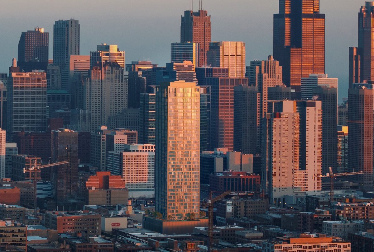 CHICAGO | The Row (900 W Randolph) | 495 FT | 43 FLOORS ...