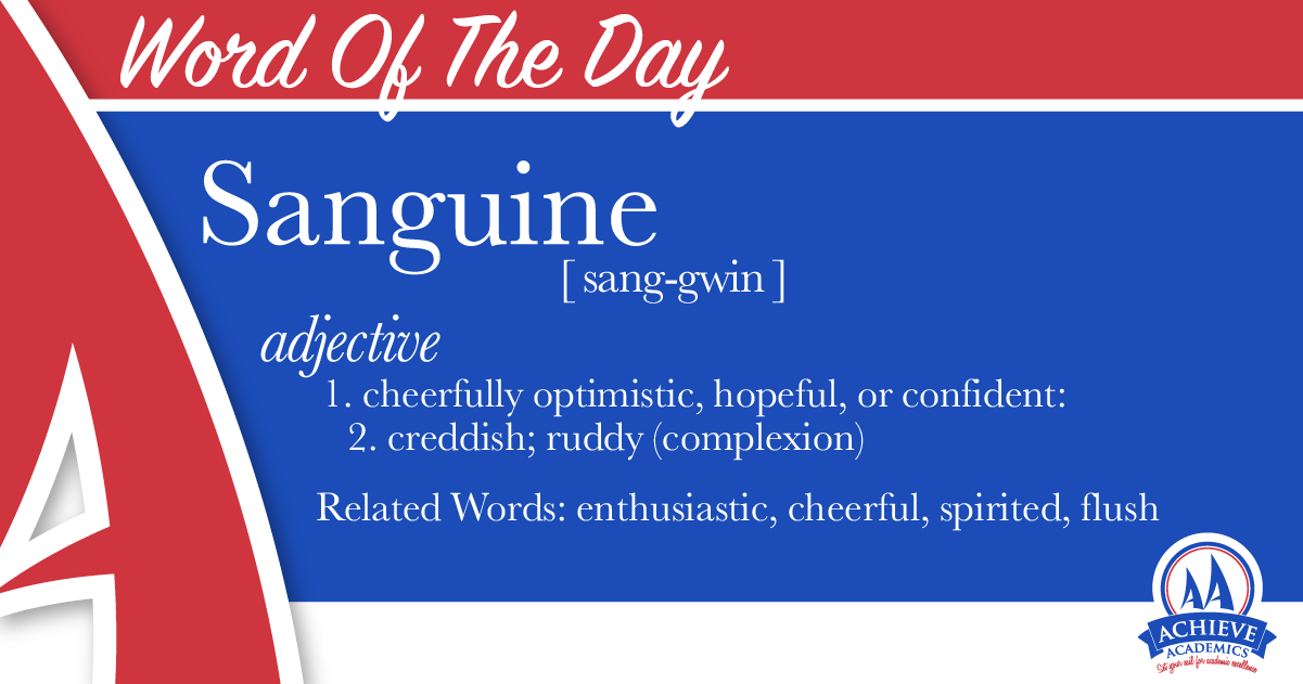 Sanguineous Definition
