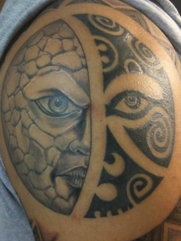 Polynesian Sun And Moon Tattoo Designs