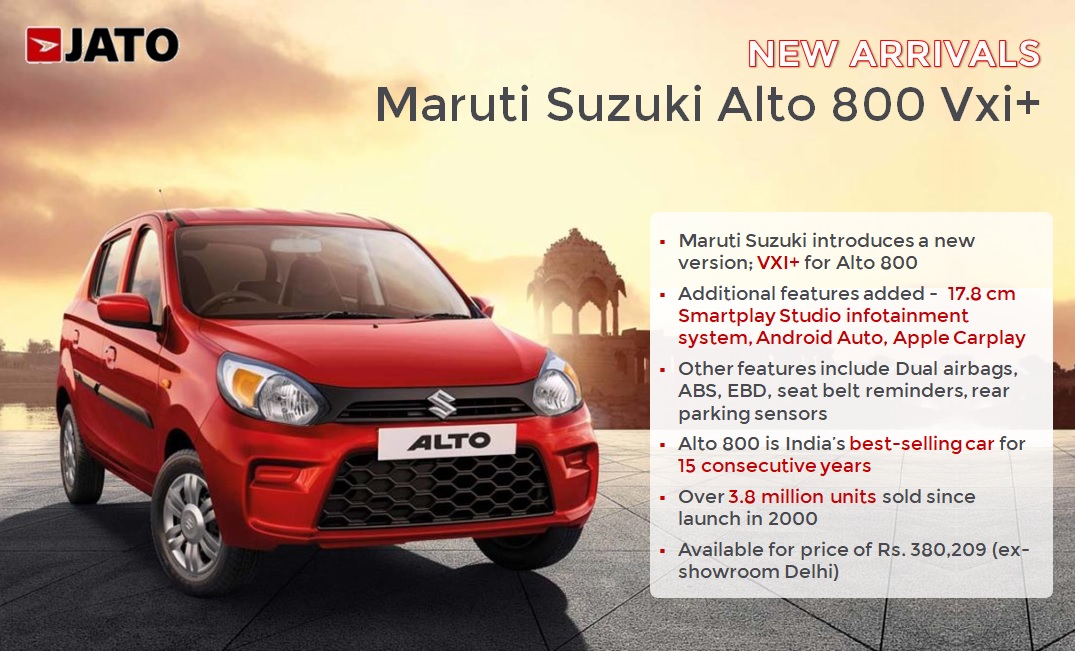 Alto 800 Vxi Features