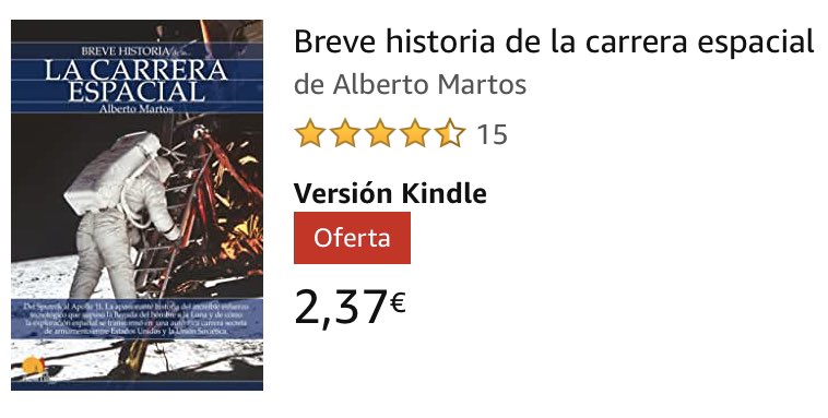 Libros Flash 📚 on Twitter: "📖 > BREVE HISTORIA DE LA CARRERA ESPACIAL de Alberto Martos hoy en # ...