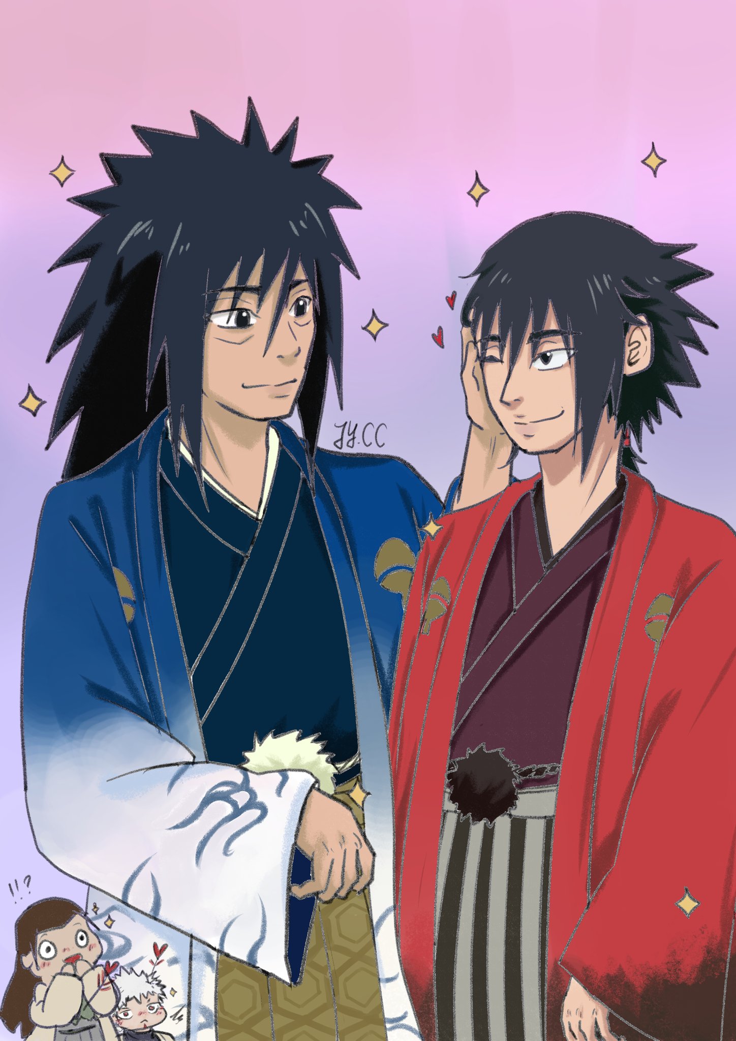Madara And Izuna Madara Izuna Uchiha Brothers Madara Capricorm Izuna