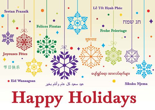 Seasons Greetings In Different Languages