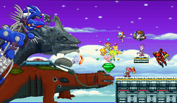 Sonic Vs Metal Sonic Scene Creator