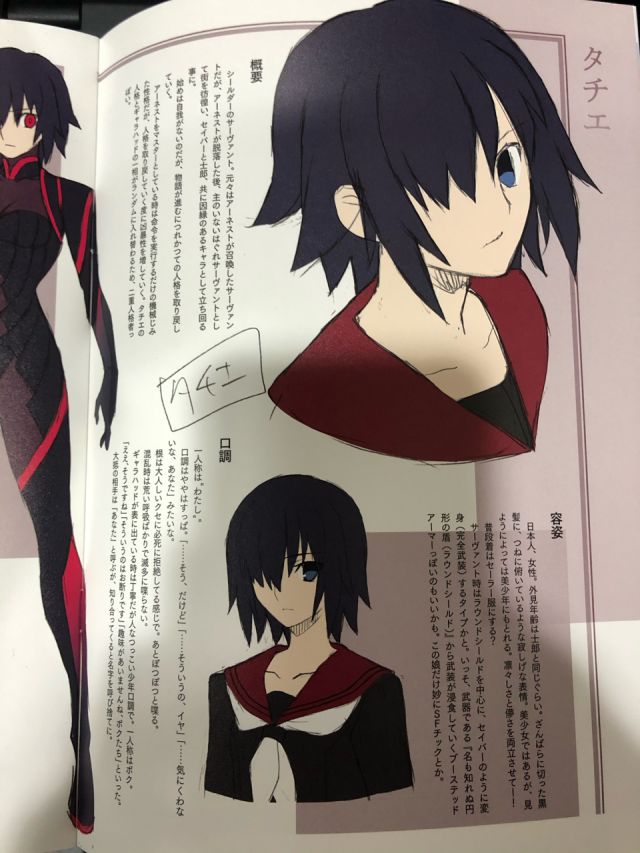 FGO「Fate/Unpublished Material reveals Tachie」|Karsの漫画