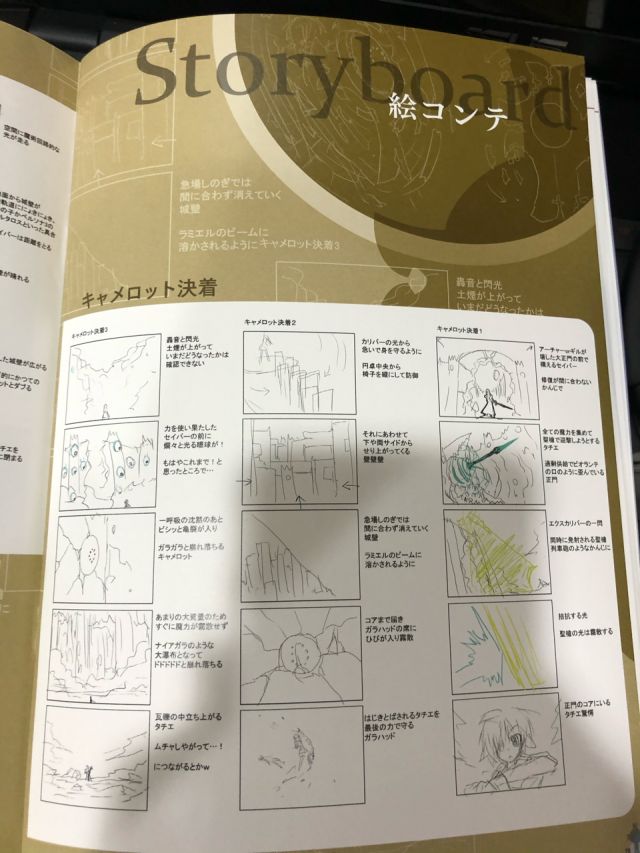「Storyboards from the original Fate/Stay Night drafts. https」Karsの漫画
