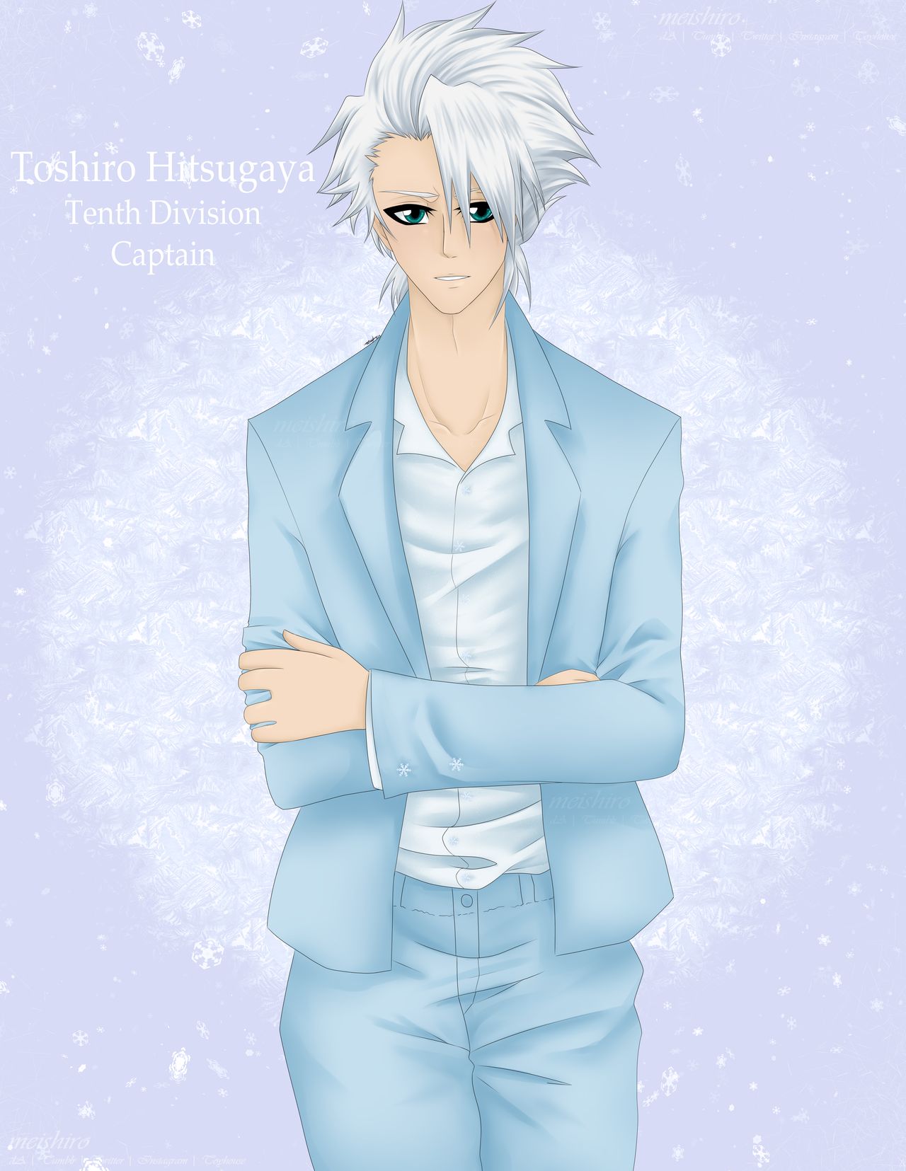 Toshiro Hitsugaya Smiling