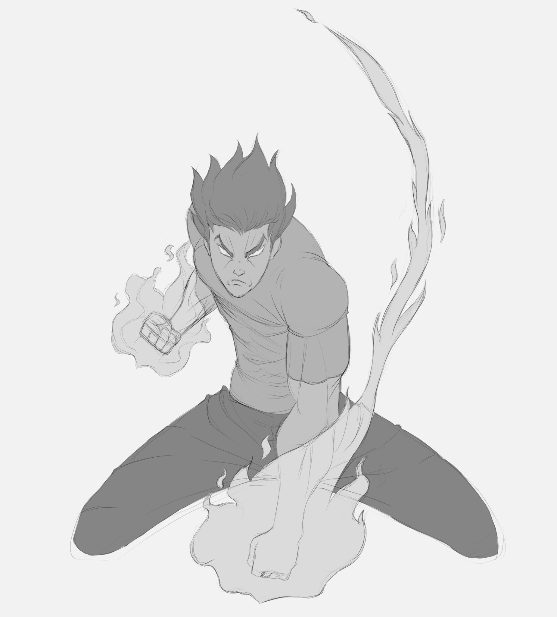 How To Draw Zuko Firebending