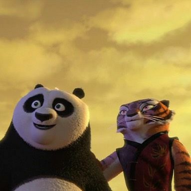 Kung Fu Panda Po And Tigress Hug