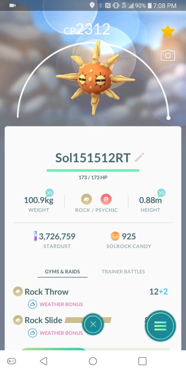 Solrock - Pokemon Go
