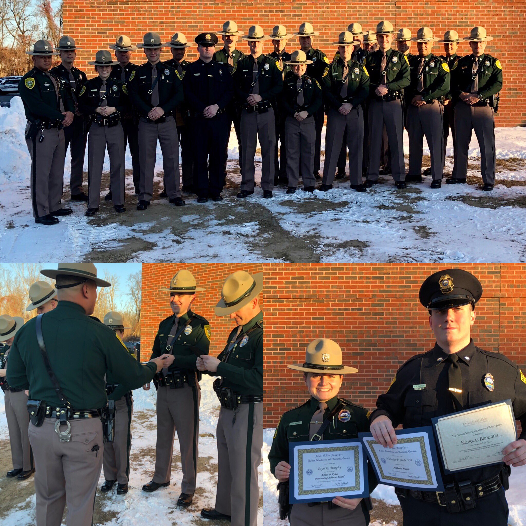 Trooper Police Academy Uniform Six New Troopers Join Michigan State