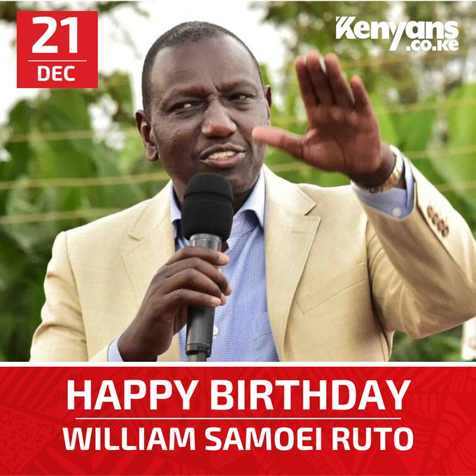 William Ruto's Birthday Celebration | HappyBday.to