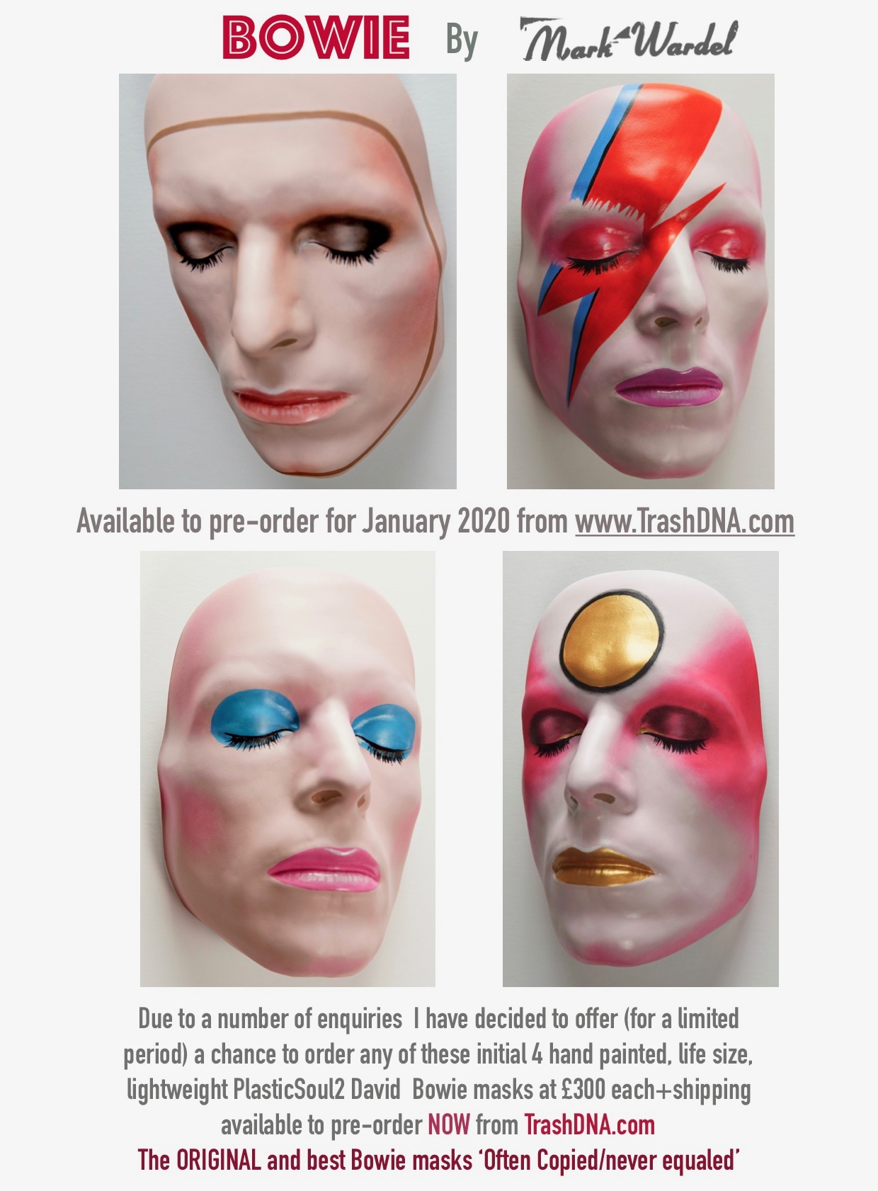David Bowie Makeup Aladdin Sane