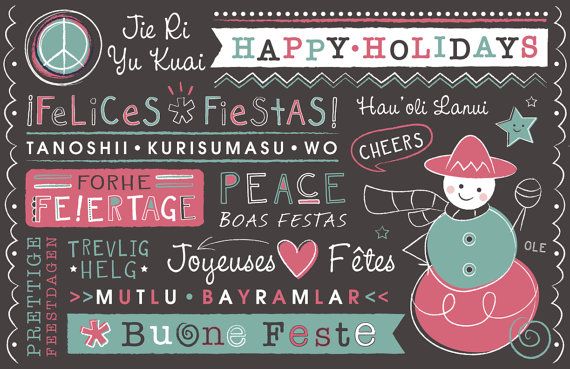 Happy Holidays In Different Languages