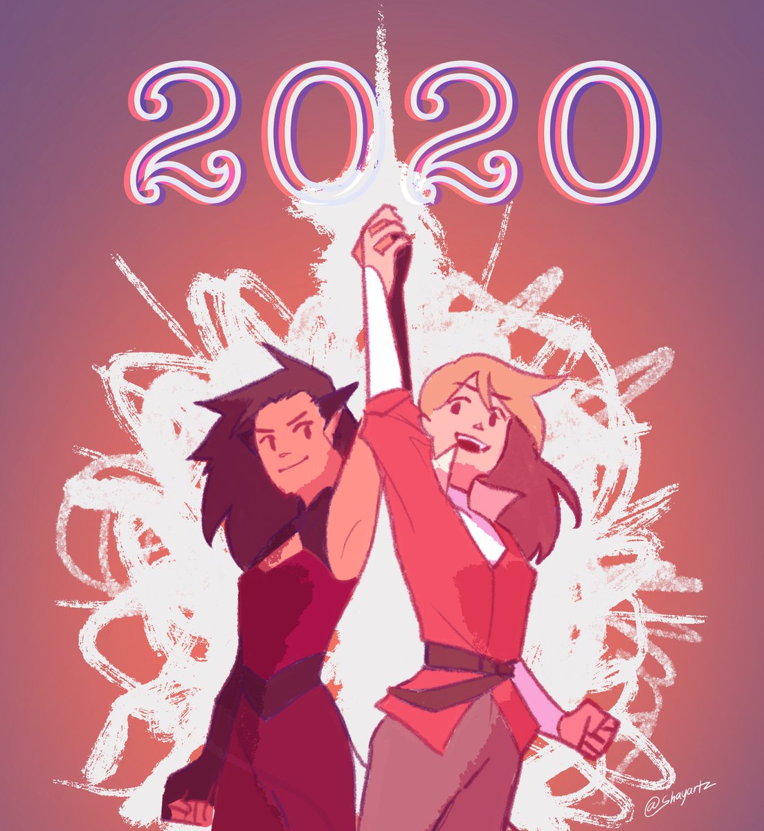 「Take my 2020 catradora drawing 」|ShayArtz 🌙のイラスト