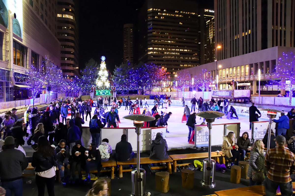 Skate rentals at the Downtown Denver Rink at Skyline Park are free this ...