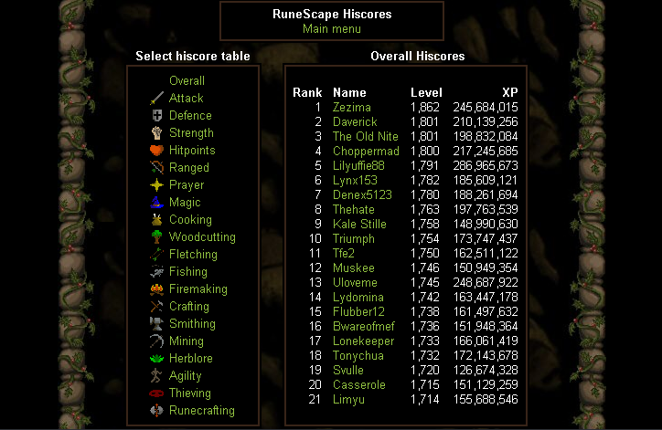 Runescape 2004